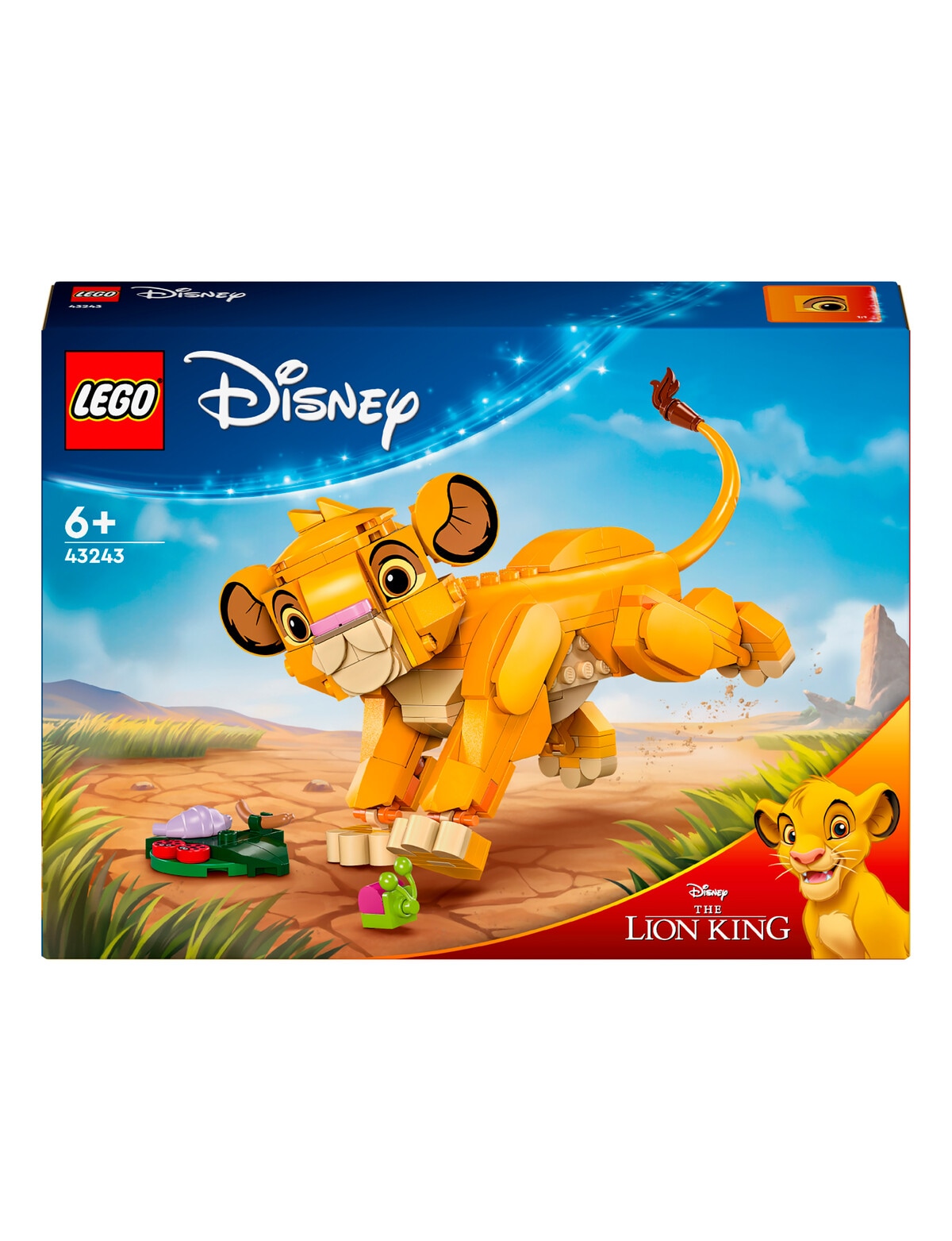 LEGO Disney Classic Simba the Lion King Cub, 43243 - Lego & Construction