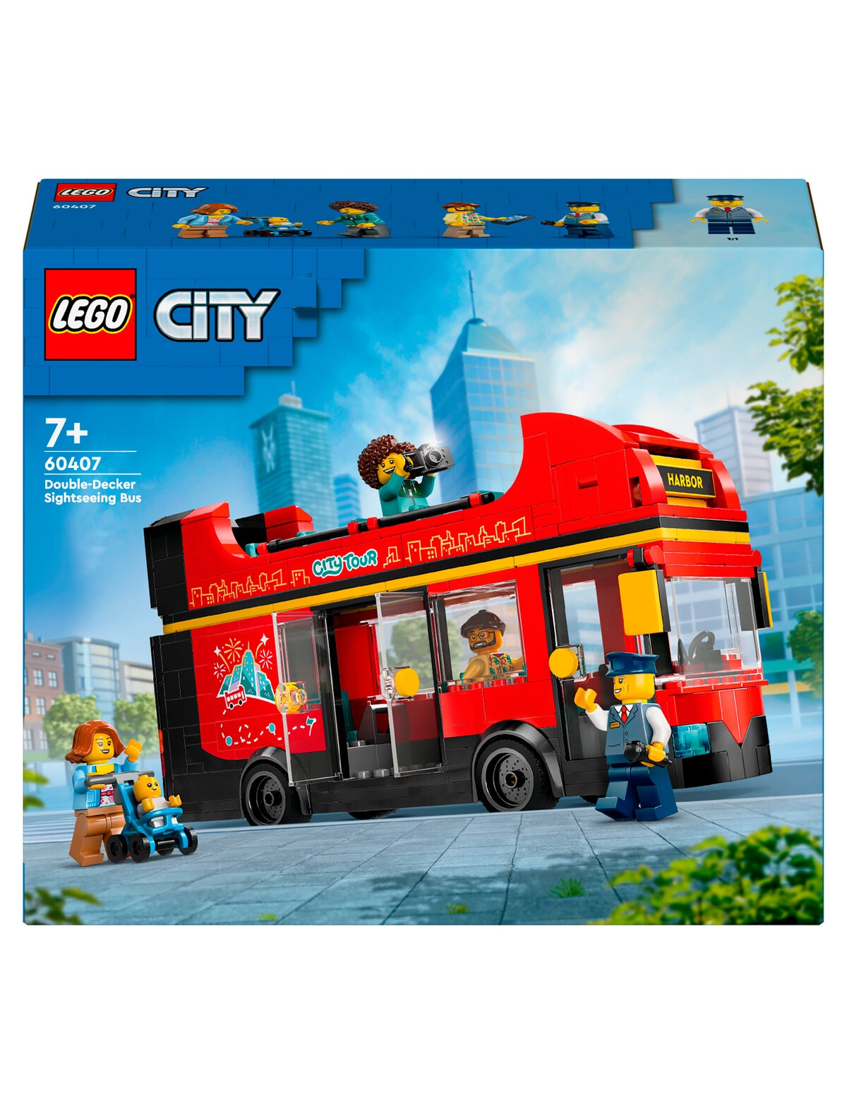 LEGO City Red Double-Decker Sightseeing Bus, 60407 - Lego & Construction