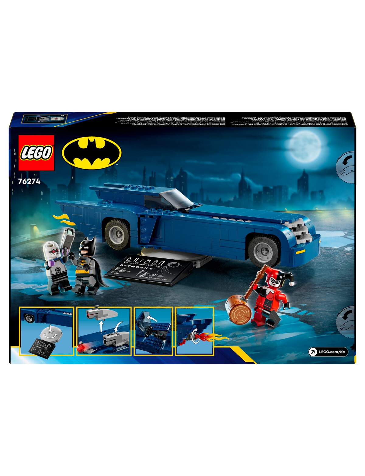 LEGO Superheroes DC Batman Batmobile, 76274 - Lego & Construction