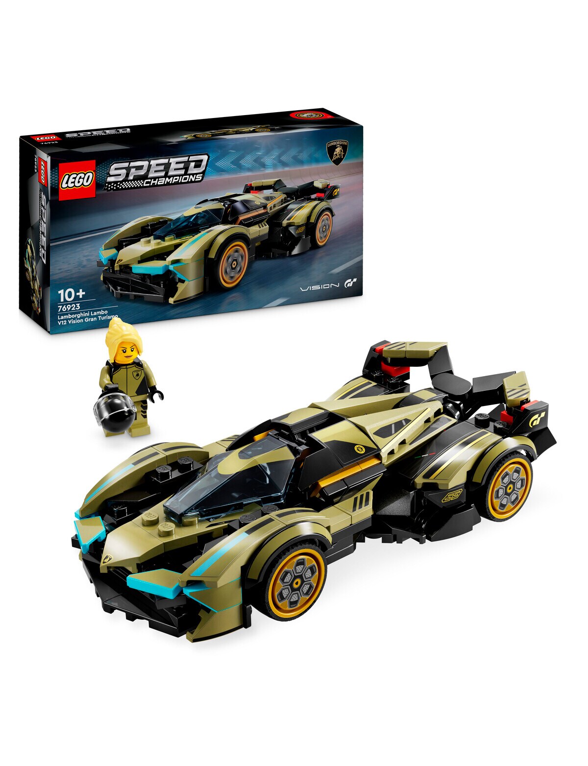 LEGO Speed Champions Lamborghini Lambo V12 Vision GT Super Car, 76923 ...