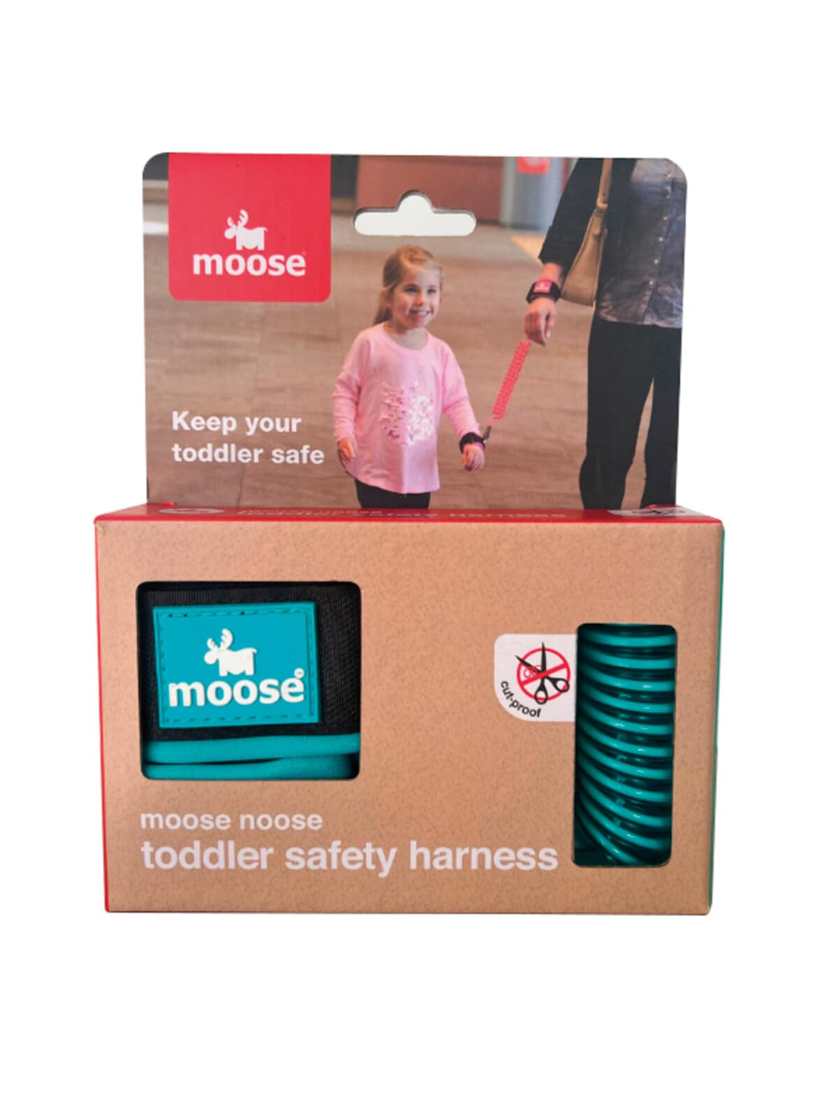 Moose Baby Toddler Safety Harness, Aqua - Safety
