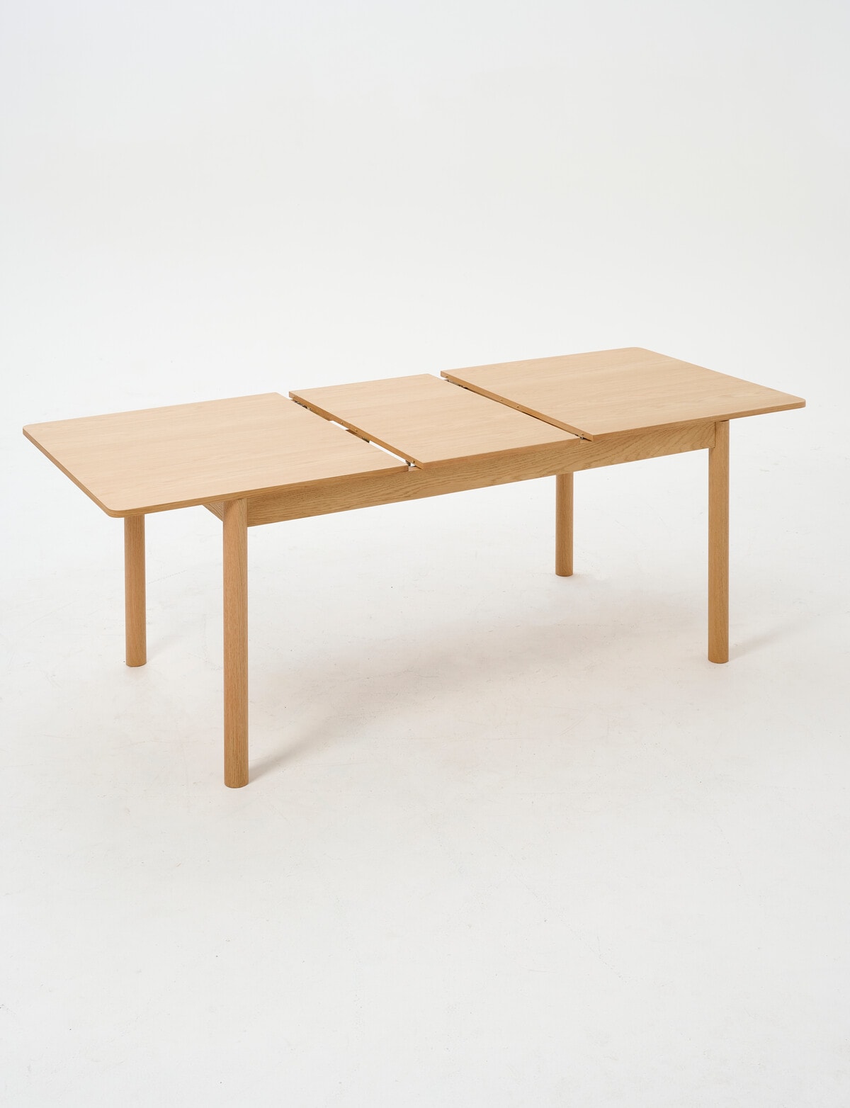 LUCA Furniture Mesa Extendable Dining Table 1.6-2.1m, Natural - Tables