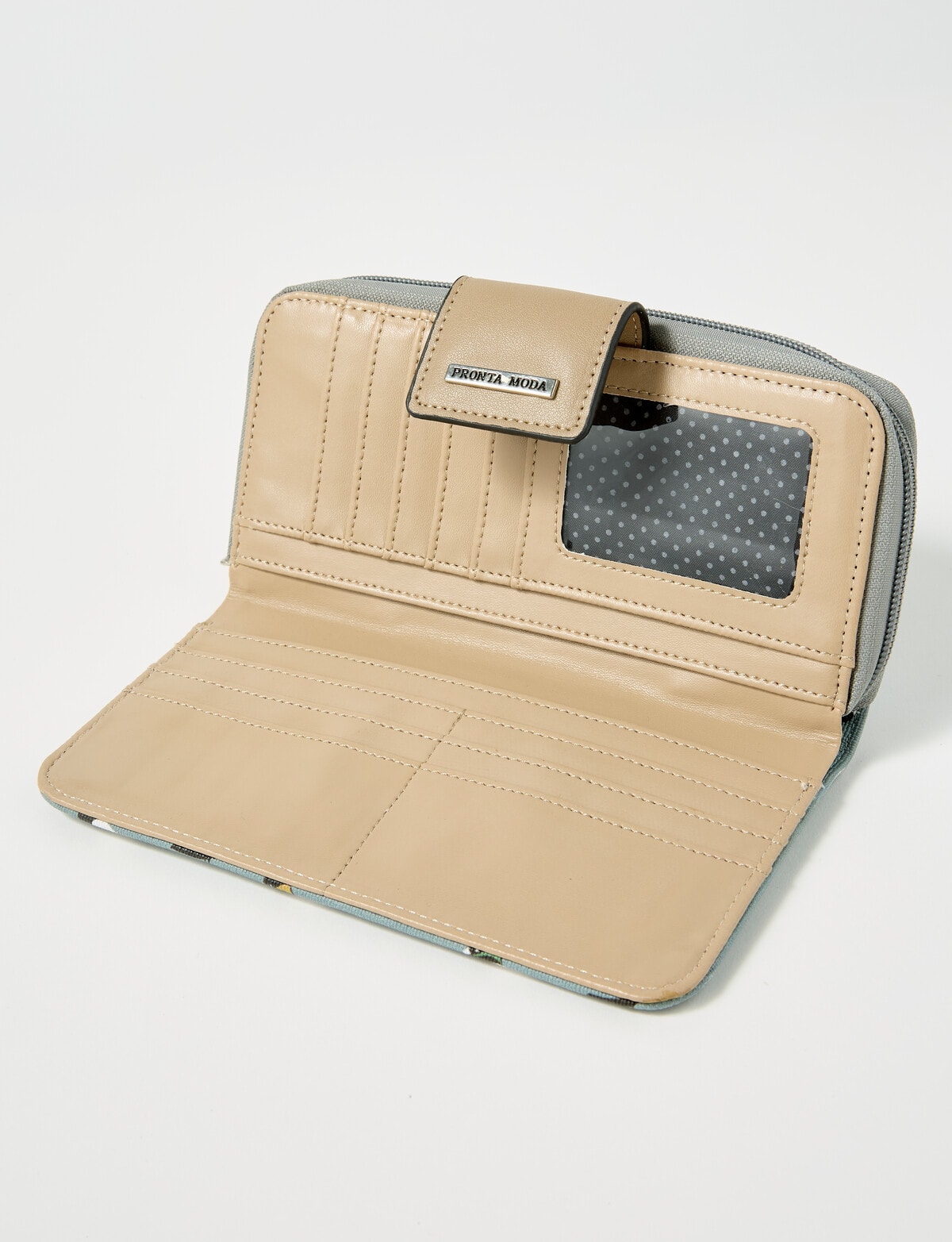 Pronta Moda Tab Birdy Wallet, Steel - Wallets