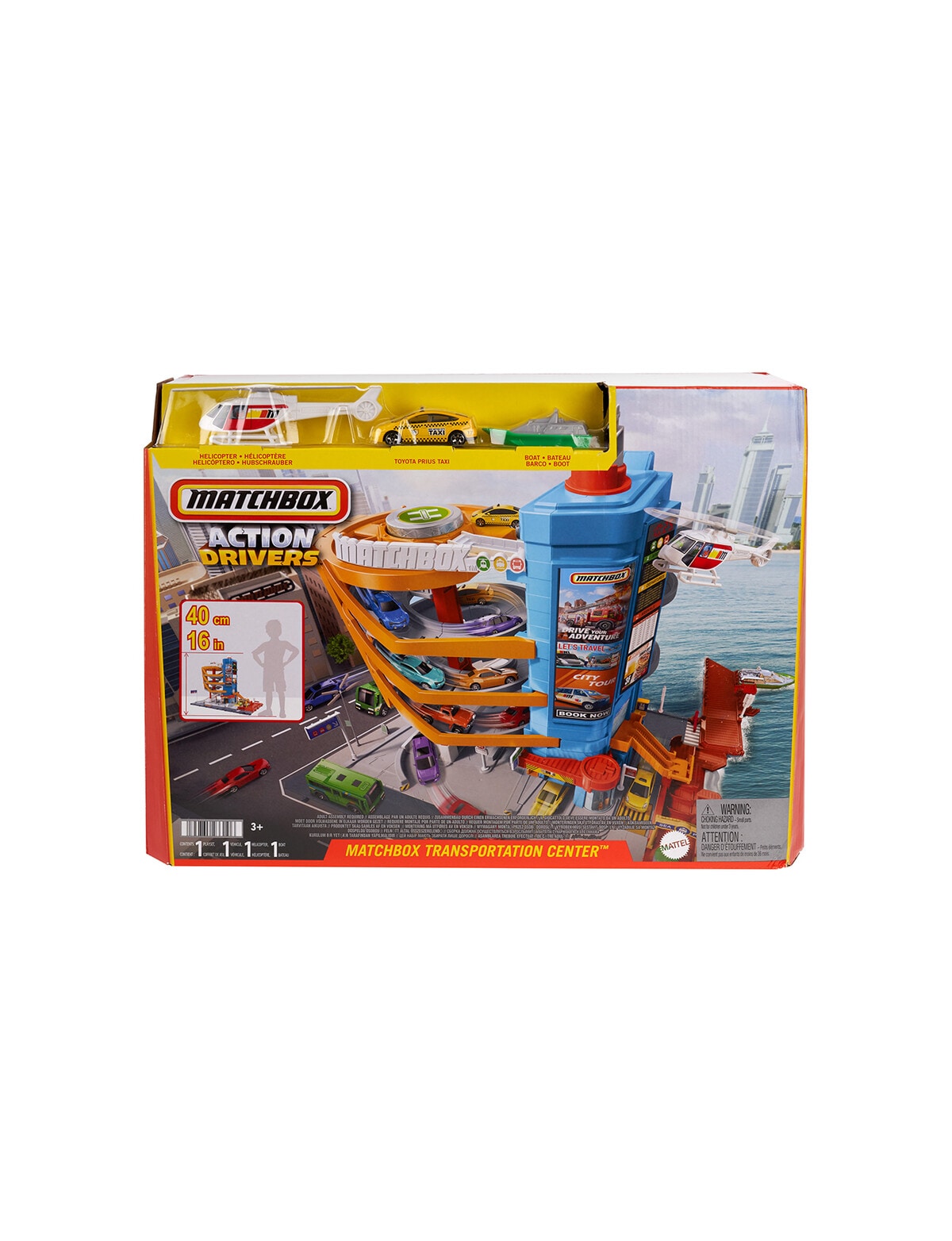 Matchbox Transportation Center Playset - Cars, Trucks & Remote Control