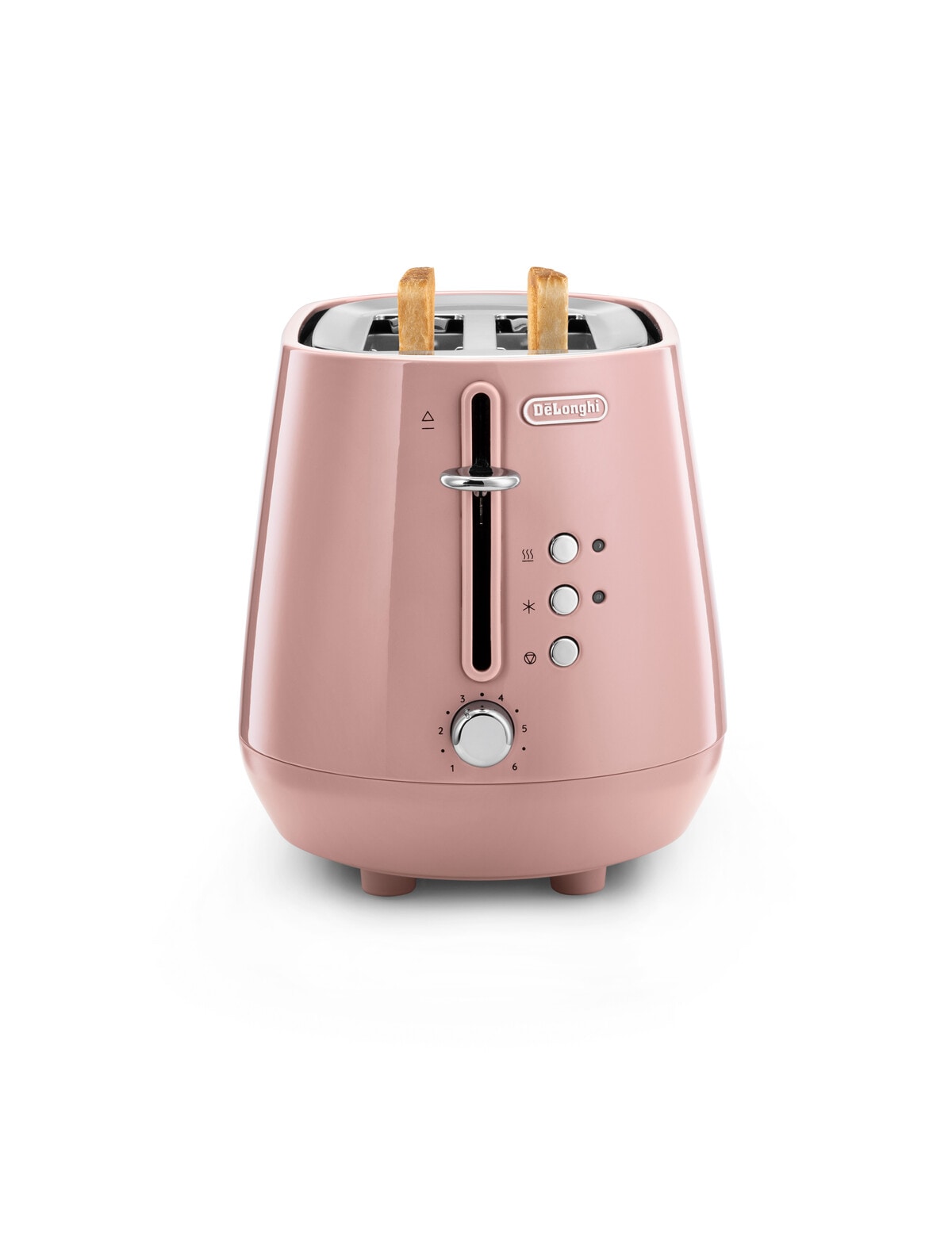 DeLonghi Eclettica 2 Slice Toaster, Playful Pink, CTY2003PK - Toasters
