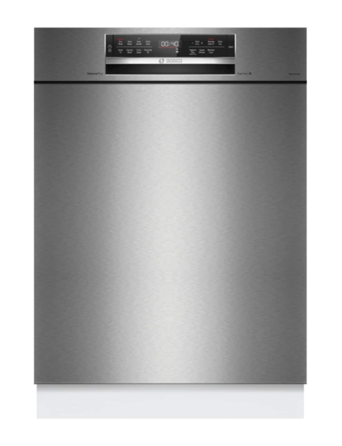 Bosch Series 6, Built Under 60cm Dishwasher, Stainless Steel ...
