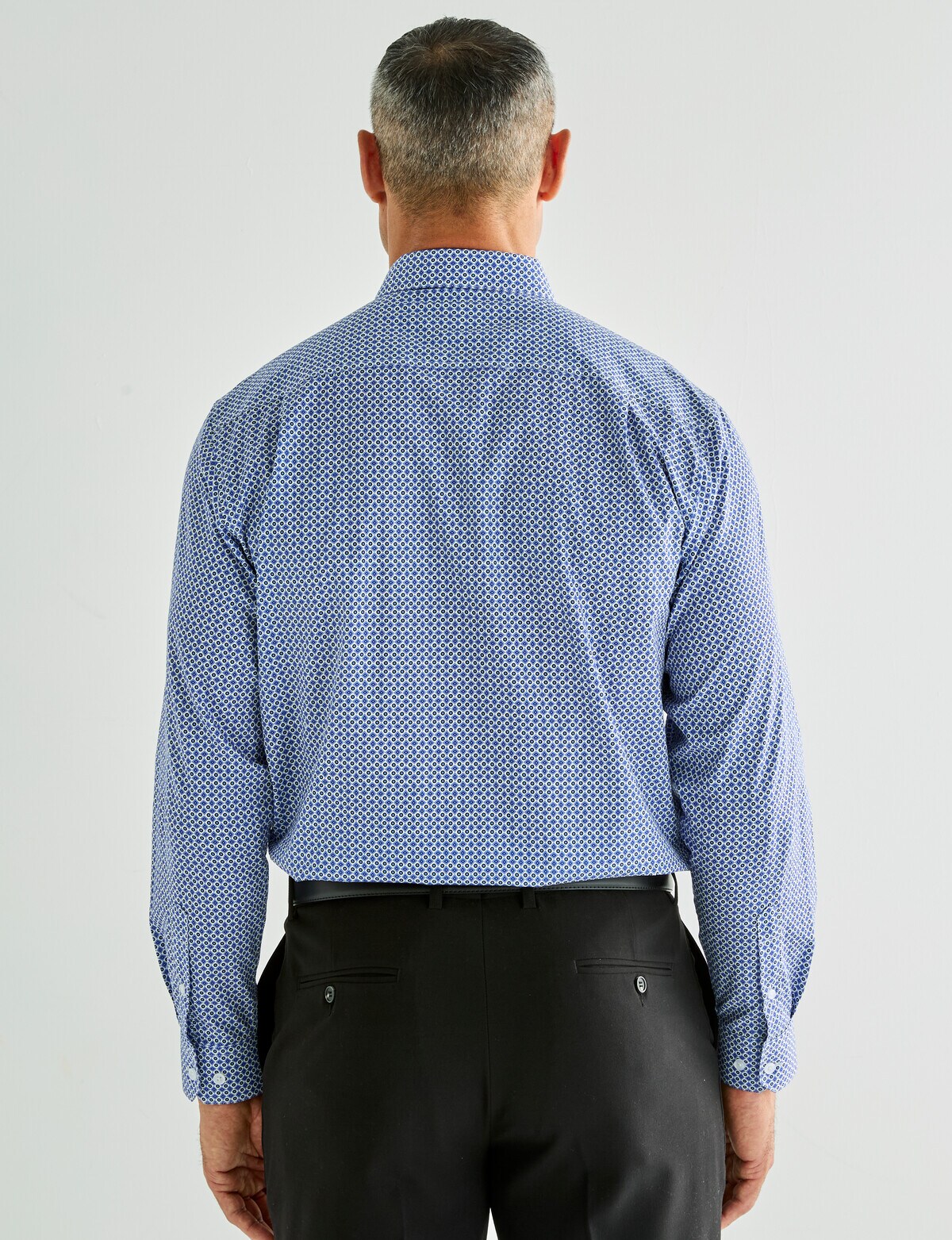 Chisel Falls Ditsy Long Sleeve Shirt, Blue - Formal Shirts