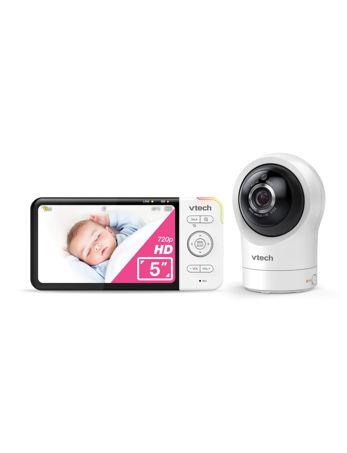 Vtech Monitor, RM5764HDV2, 5-inch Smart Wifi HD - Safety