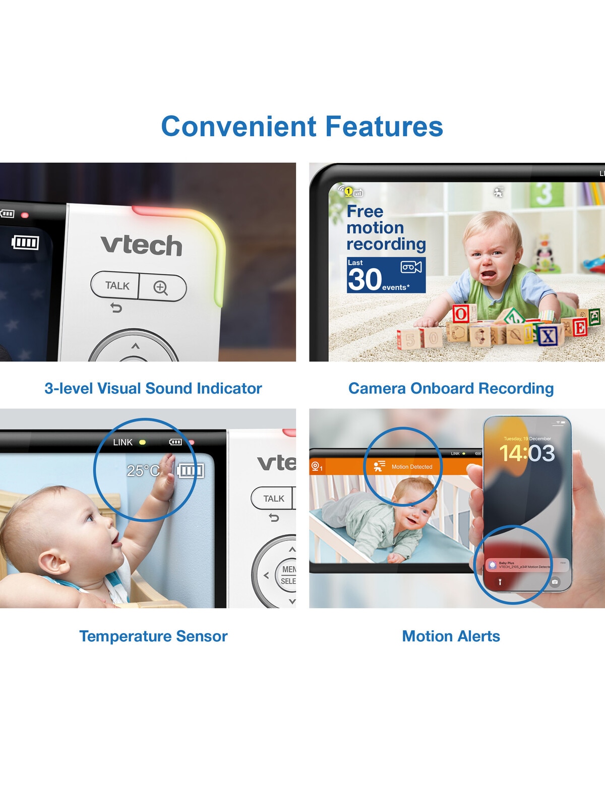 Vtech Monitor, RM5764HDV2, 5-inch Smart Wifi HD - Safety