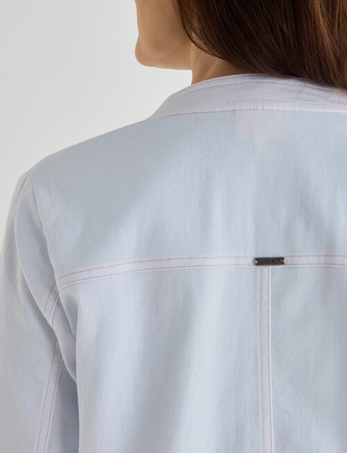 Line 7 Bermuda Jacket, White - Womens Red Dot