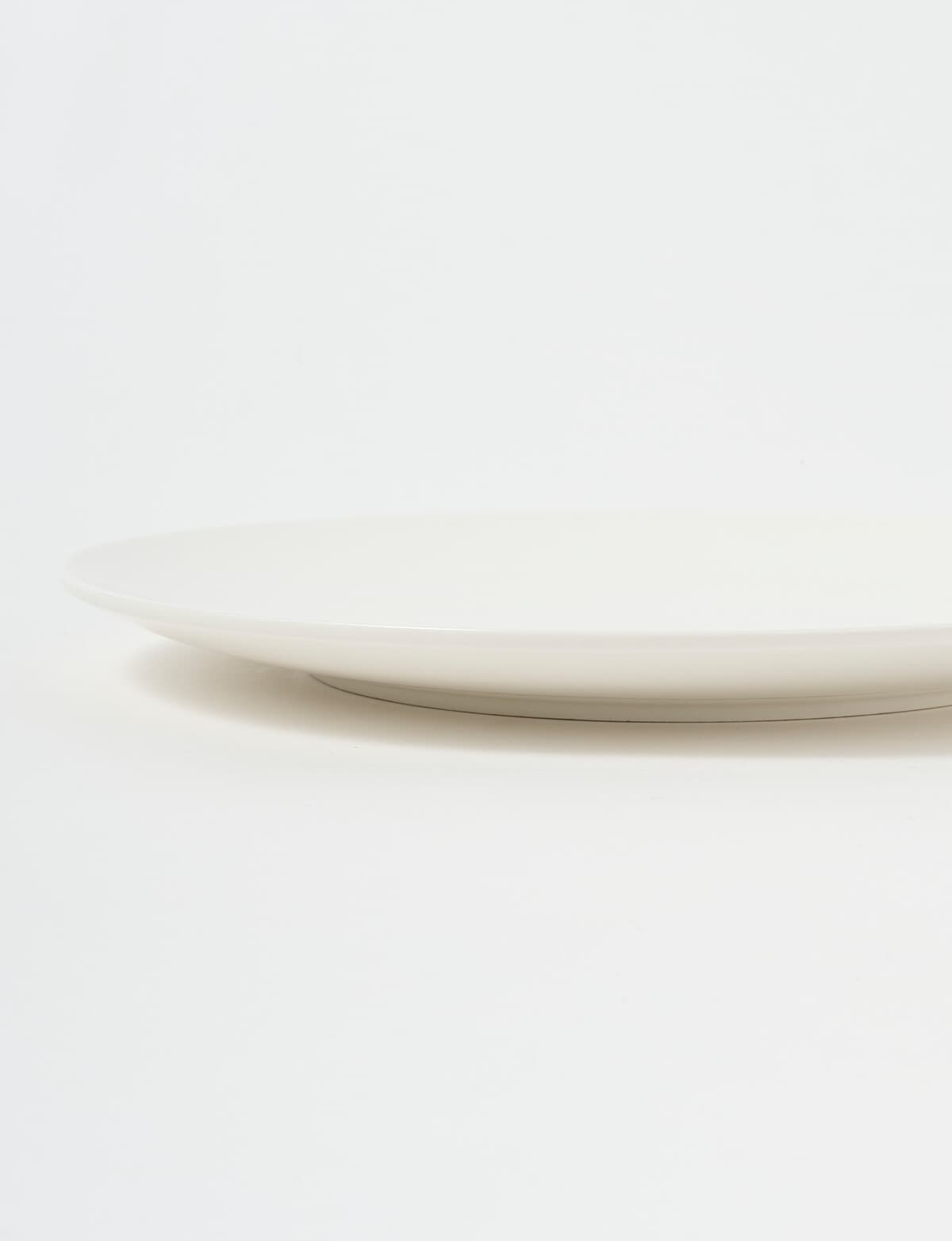 Alex Liddy Contemporary Coupe Dinner Plate, White, 27cm - Plates