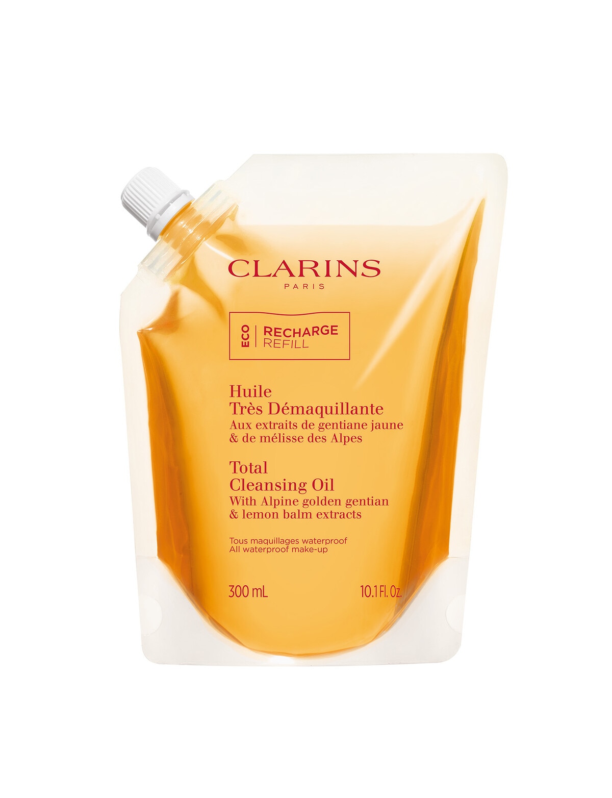 Clarins Total Cleansing Oil Doypack, 300ml - Cleansers & Makeup Removers