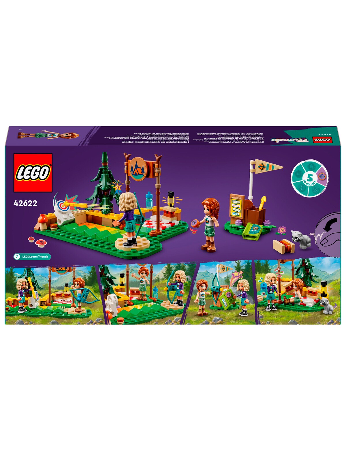 LEGO Friends Adventure Camp Archery Range, 42622 - Lego & Construction