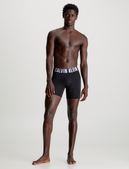 Calvin Klein Intense Power Microfibre Boxer Brief, 3-Pack, Black ...