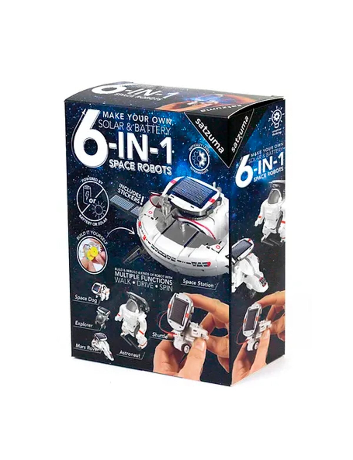 Satzuma 6-in-1 Space Robot - Science & Electronic Toys