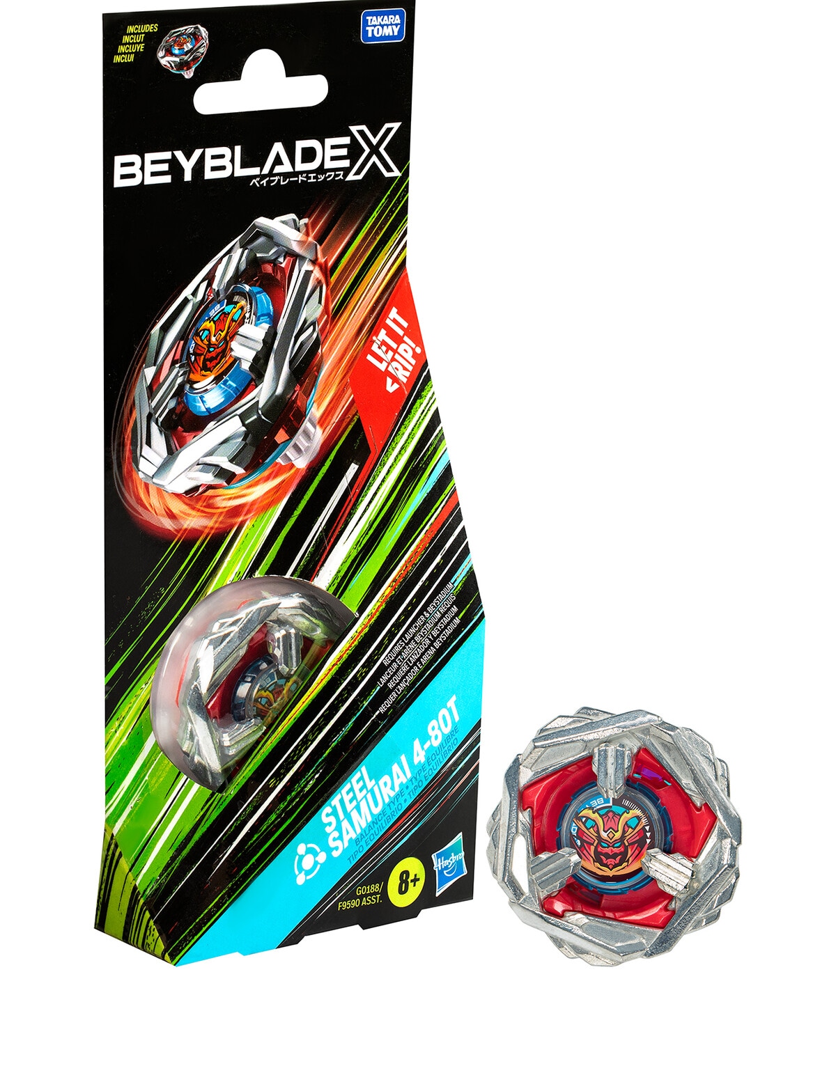 BeyBlade X Booster Single Top, Assorted - Action Figures
