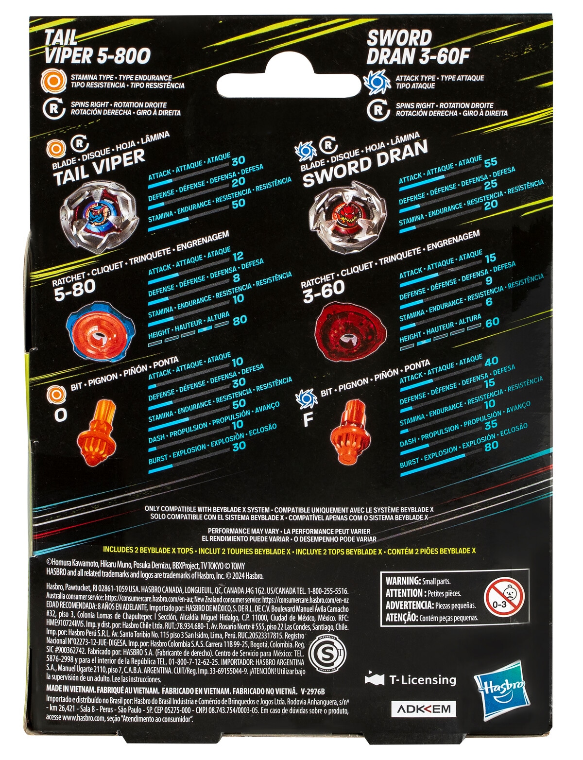 BeyBlade X Dual Pack, Assorted - Action Figures