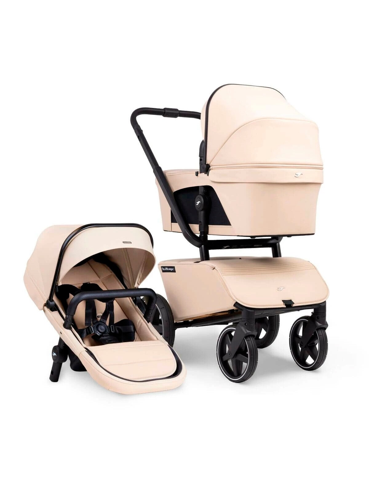 JIFFLE 4-Wheel Stroller, Clay - Prams & Strollers