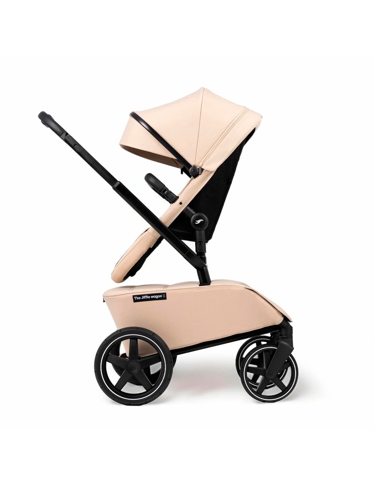 JIFFLE 4-Wheel Stroller, Clay - Prams & Strollers