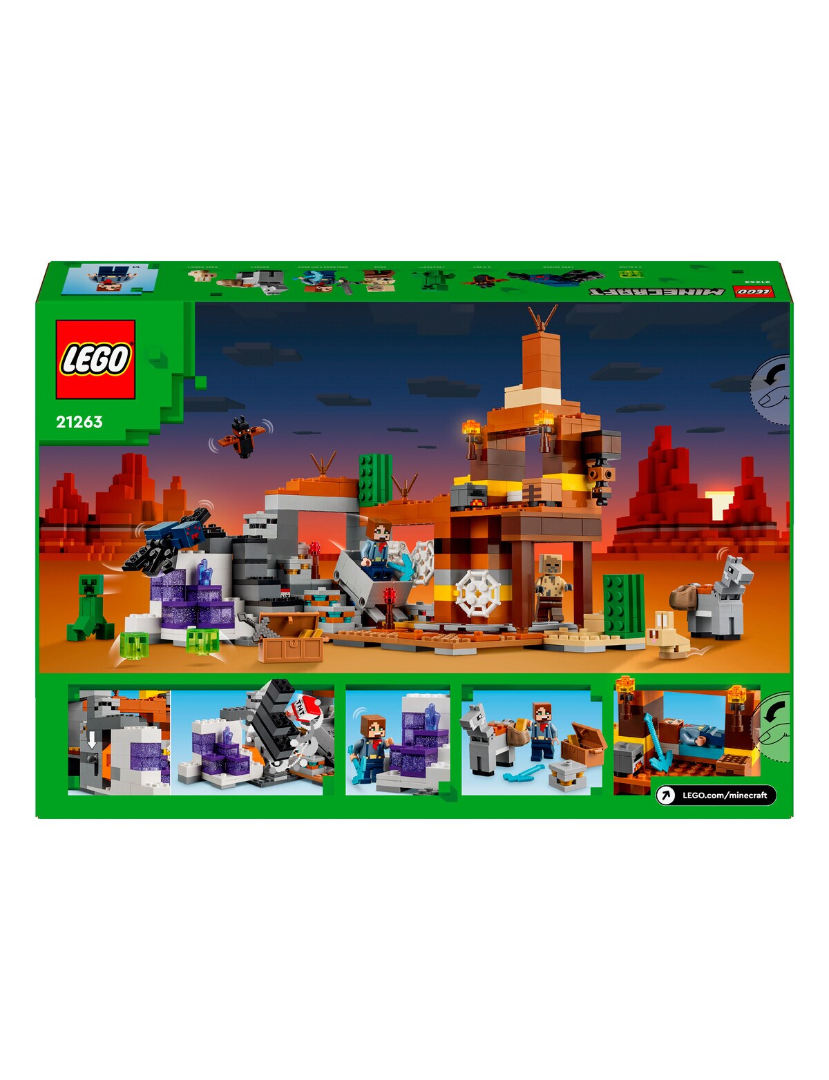 LEGO Minecraft The Badlands Mineshaft, 21263 - Lego & Construction