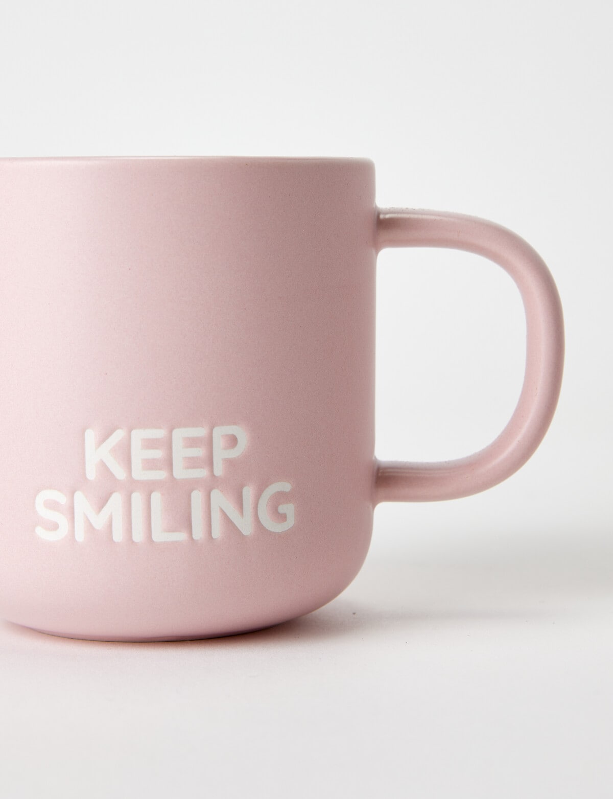 keep smiling mug
