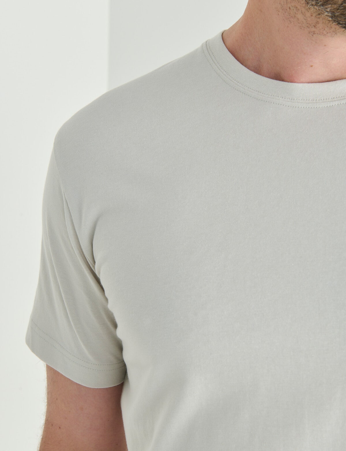 Chisel Ultimate Crew Neck Short Sleeve Tee, Bone - T-shirts, Singlets ...