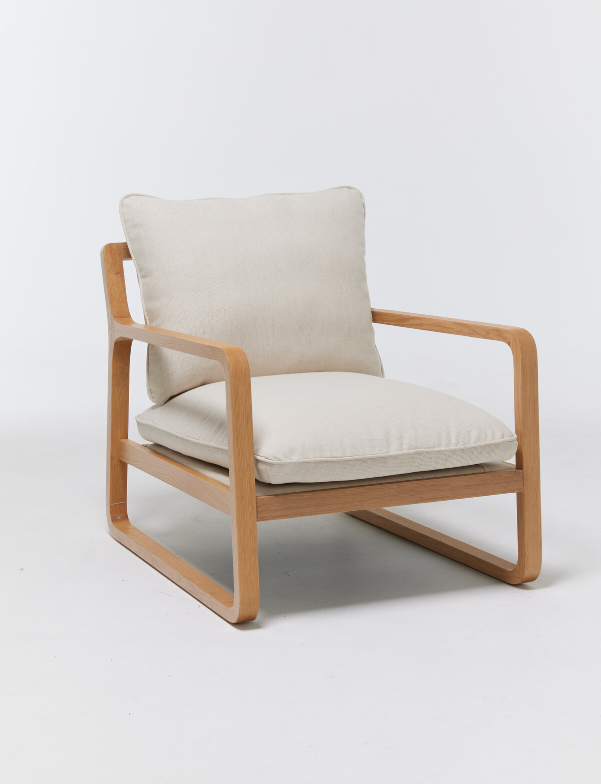 LUCA Furniture Chelsea Chair, Natural - Chairs