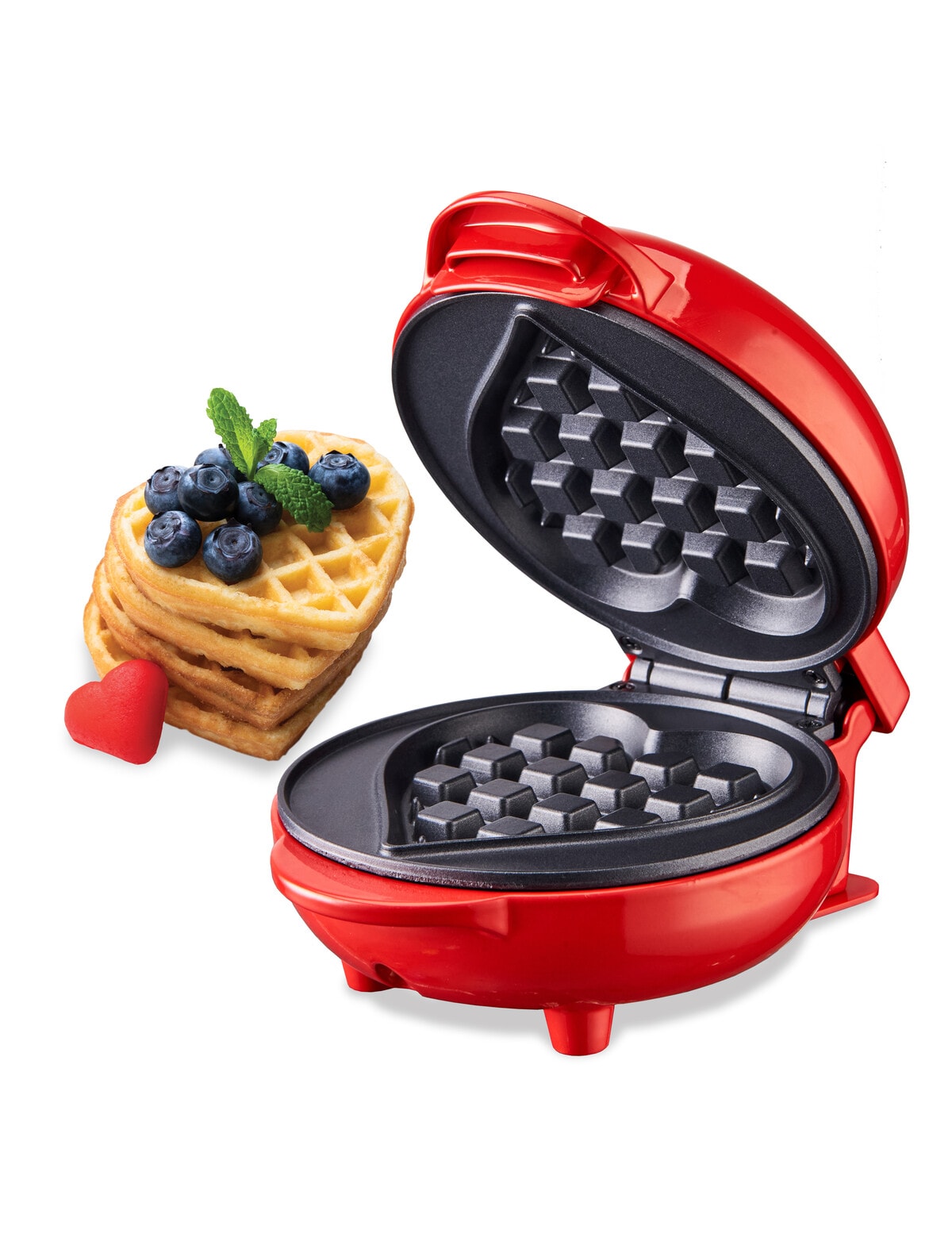 Sheffield Mini Waffle Maker Heart Shape, PLA1923 - Cooking
