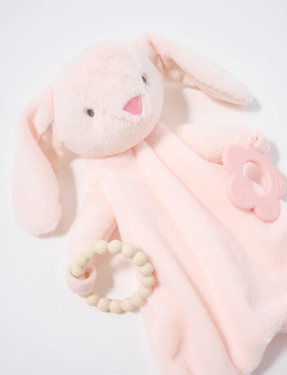 Teeny Weeny Cuddle Comforter with Silicone Teethers, Bunny - Nursery ...