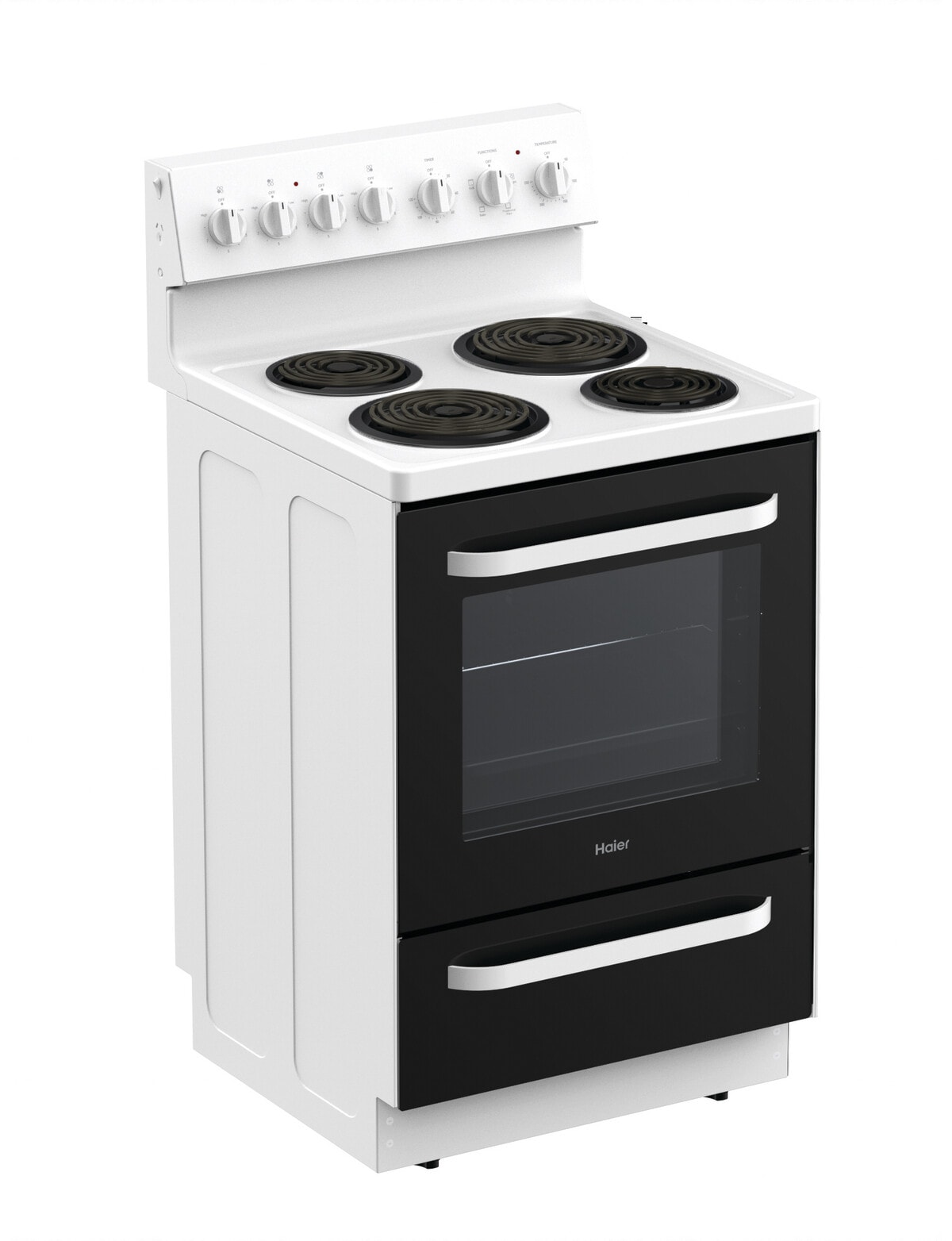 Haier 60cm Free Standing Electric Cooktop, Coil, HOR60S4CCRW1 - Rangehoods
