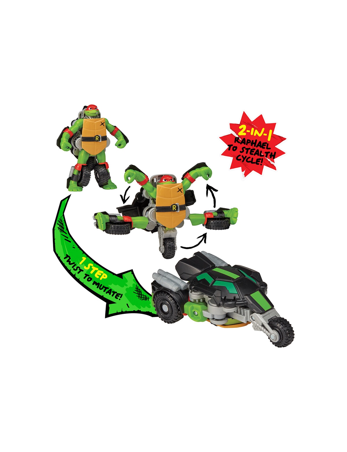 Teenage Mutant Ninja Turtles Mutations Twist 'N Mutate, Assorted ...