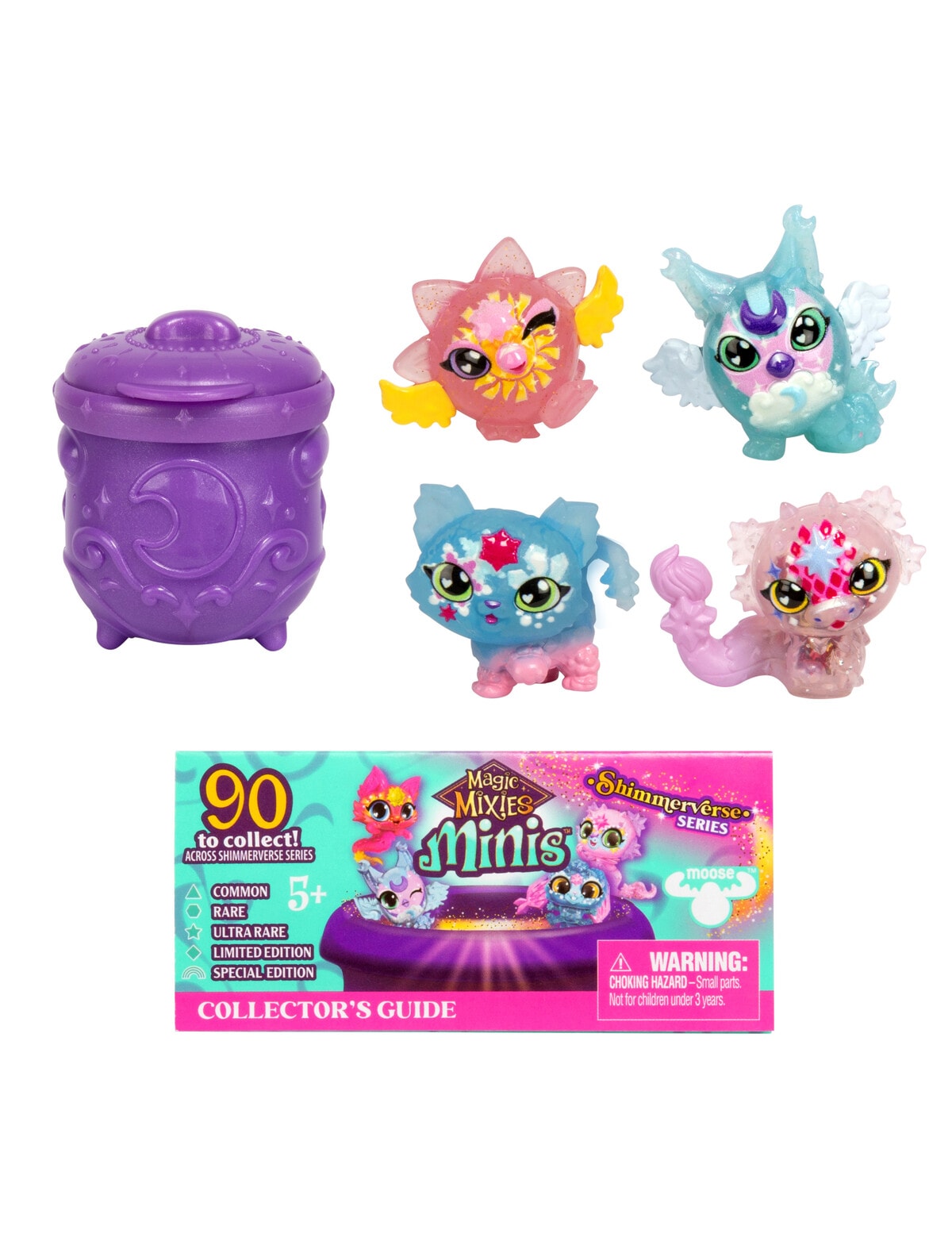 Magic Mixies Shimmerverse Minis, 4-Pack, Assorted - Action Figures