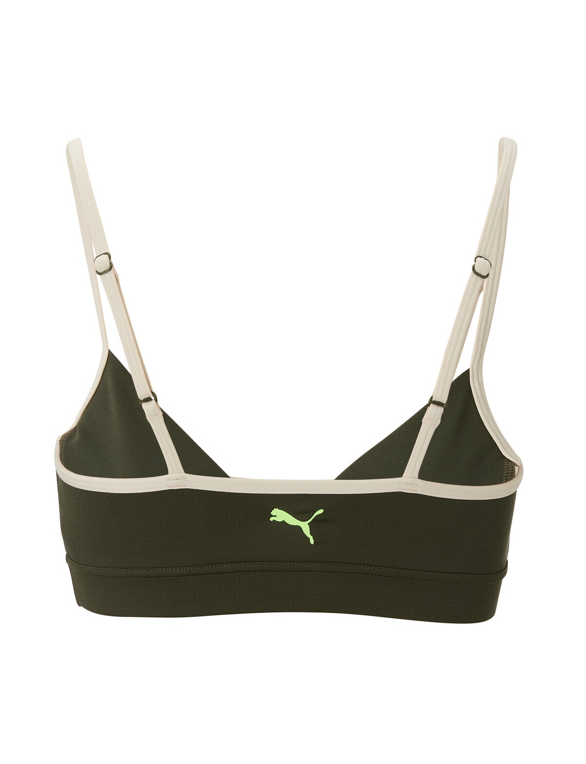 Puma Low Impact Bra, Green Moss - Activewear