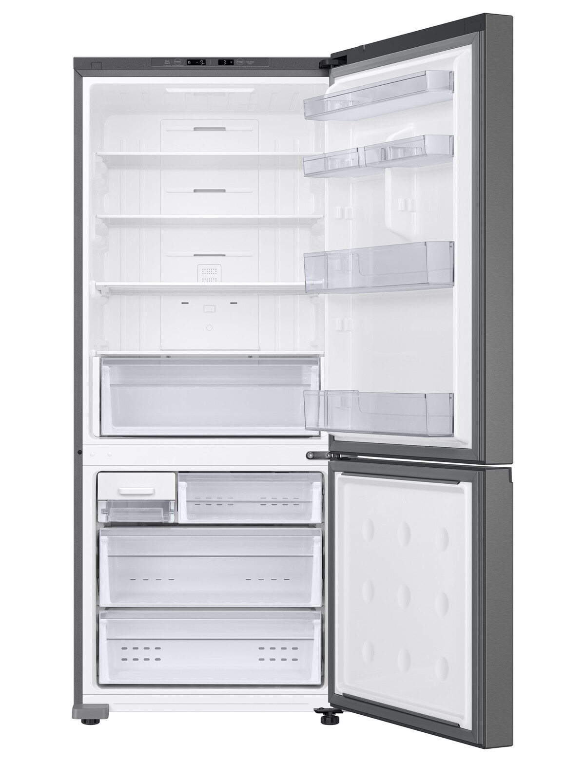 Samsung 427L Barosa Bottom Mount Fridge Freezer, Silver, SRL4200S ...
