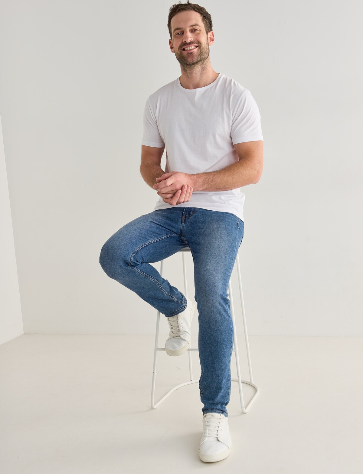 Gasoline Samson Slim Leg Jeans, Blast Blue - Jeans