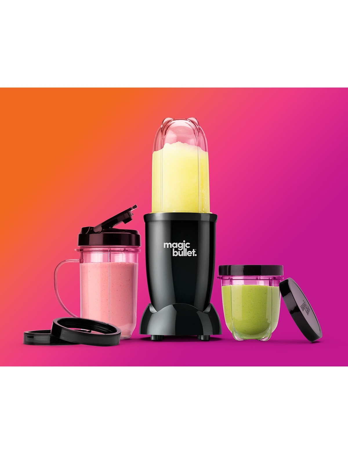 Magic Bullet 11-Piece 200W Blender, Black, MBR-1107AK - Food Processors ...