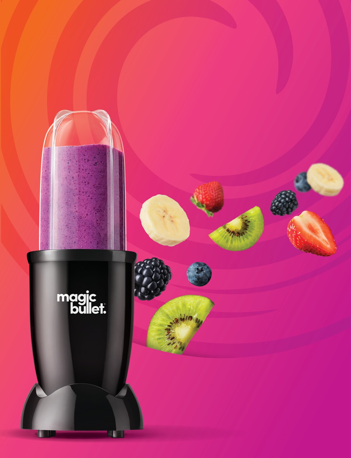 Magic Bullet 11-Piece 200W Blender, Black, MBR-1107AK - Food Processors ...