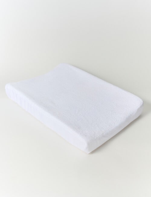 Teeny Weeny Soft Change Mat Cover, White - Changing & Bathing