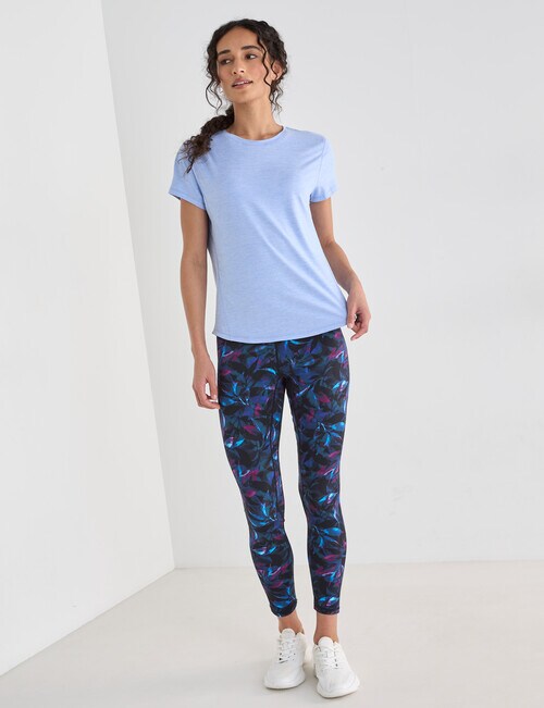 Superfit Limitless Short Sleeve Tee, Glacial Blue - Activewear