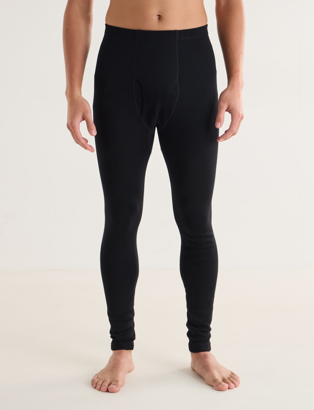 Superfit Polyester Eco Vero Long John, Black - Thermals