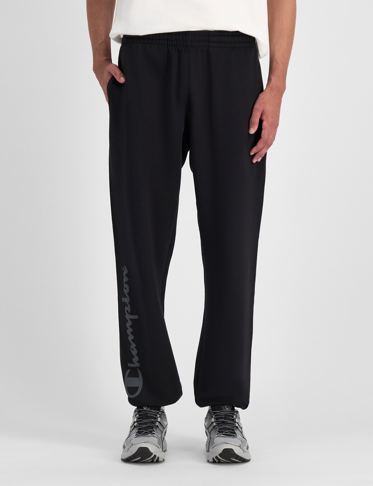 Champion Puff Script Pant, Black - Activewear
