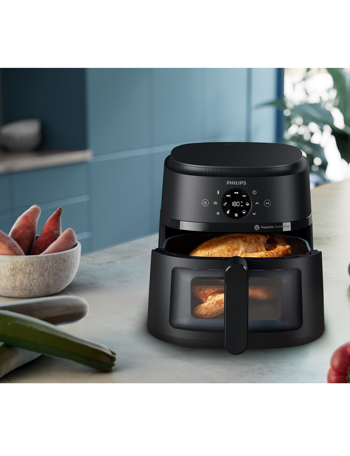 Philips 2000 Series Xl Air Fryer, Black, NA230/00 - Air Fryers
