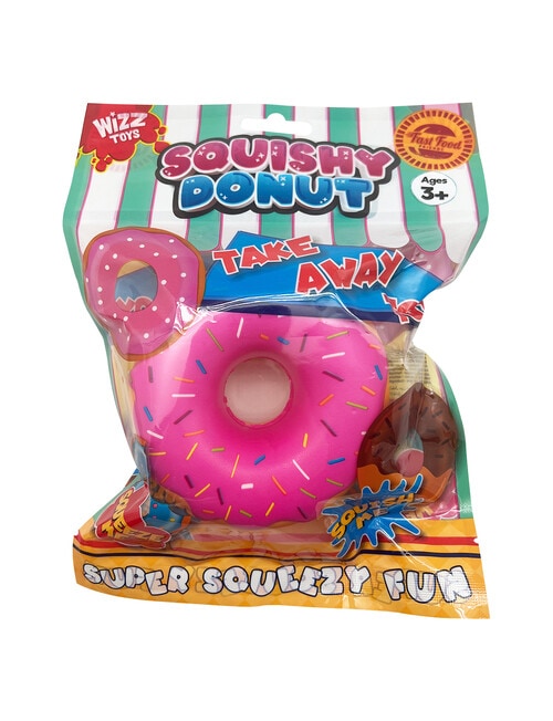 Squishy Donut, Assorted 3 Colours, 13.5cm - Other Toys