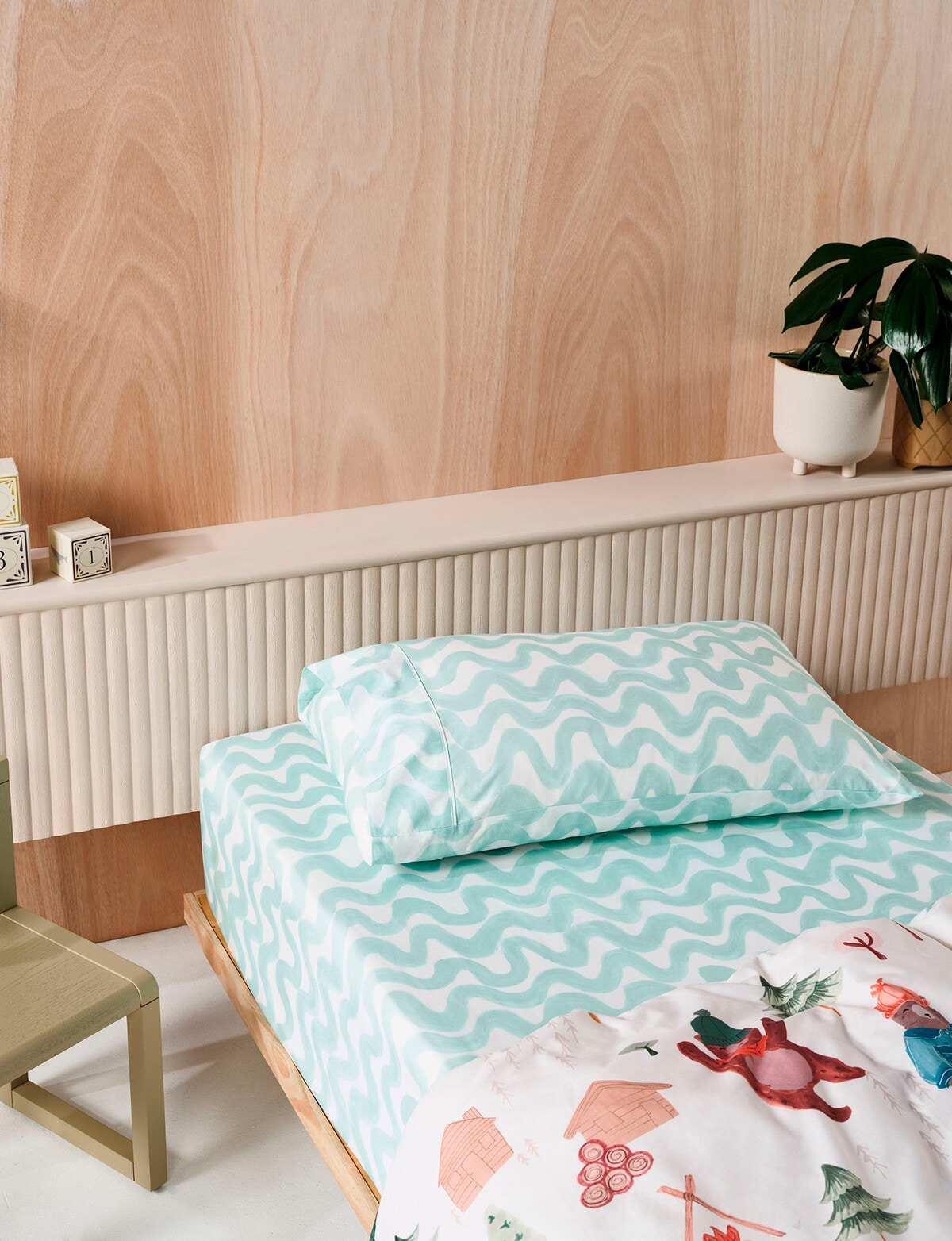 Linen House Kids Wiggle Wiggle Sheet Set - Bed Sheets & Pillowcases