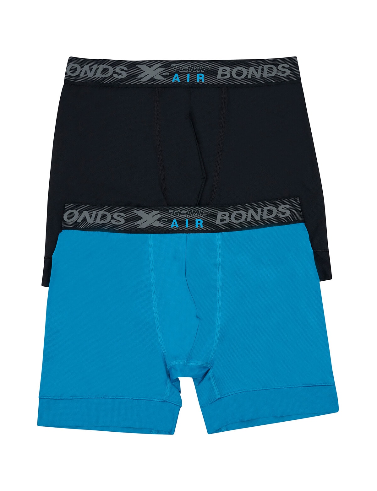 Bonds X-Temp Air Trunk, Black & Blue - Underwear