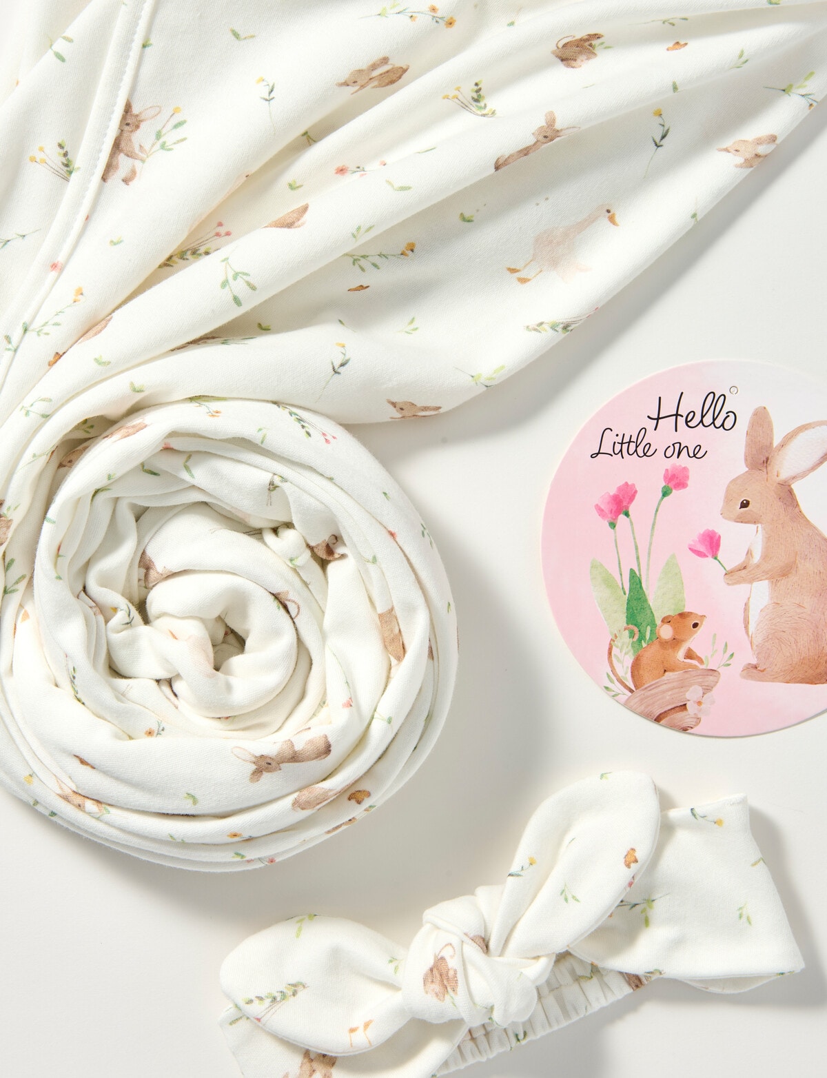 Little Bundle Newborn Gift Set, Meadow - Changing & Bathing