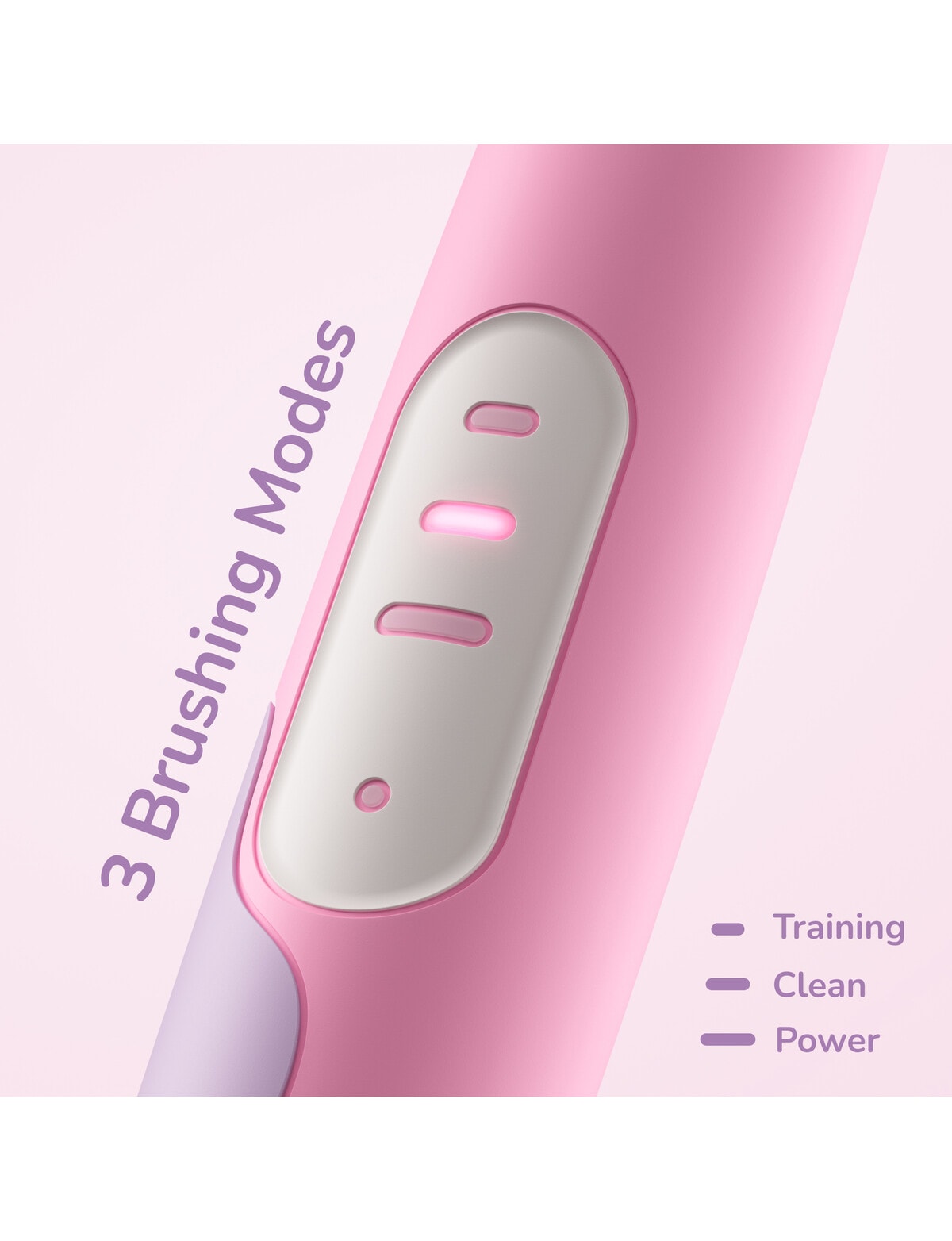 Ordo Kids Squish Patty Electric Toothbrush, Pink - Electric Toothbrushes