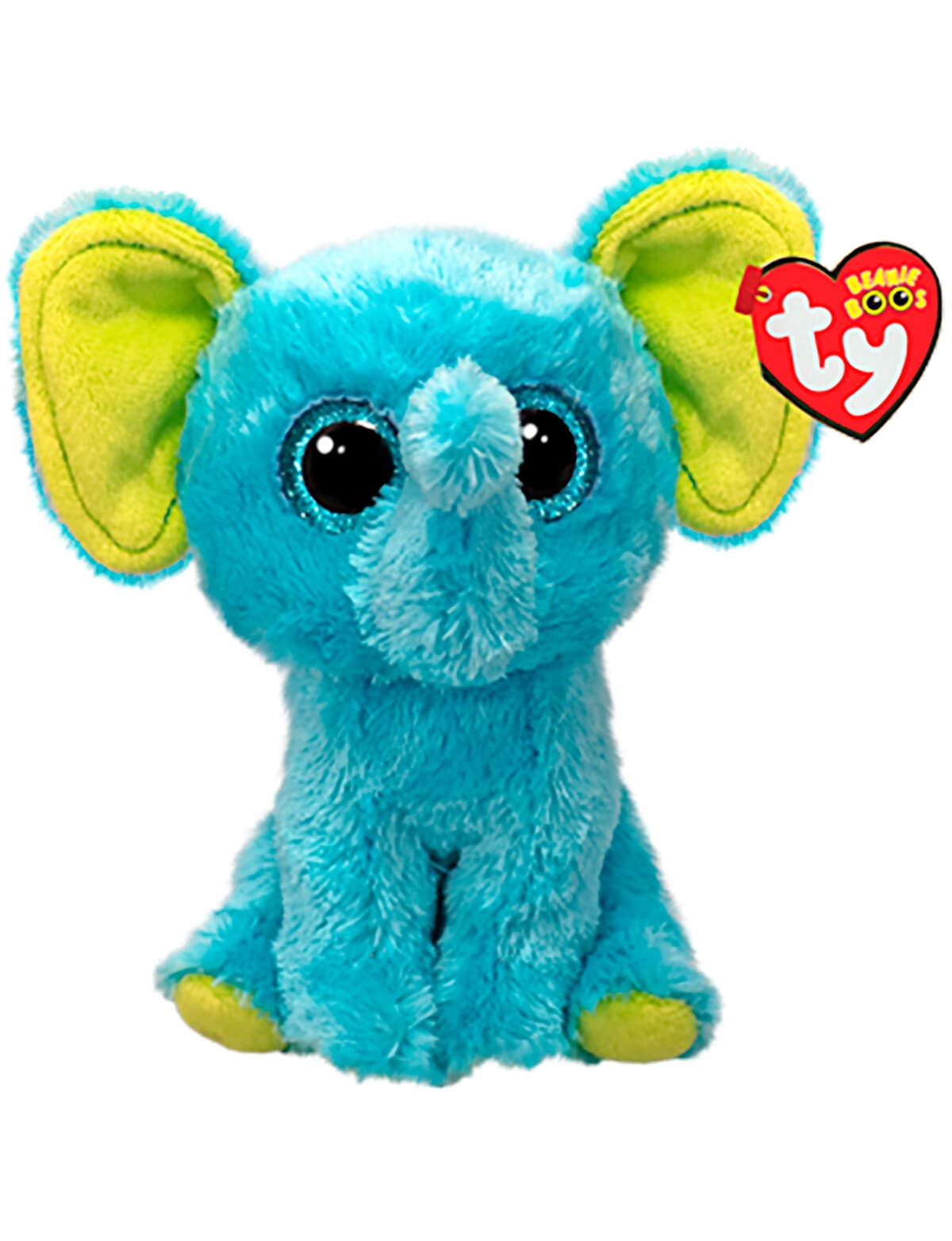 Ty Beanies Boos Trunkles Blue Elephant, 15cm - Soft Toys