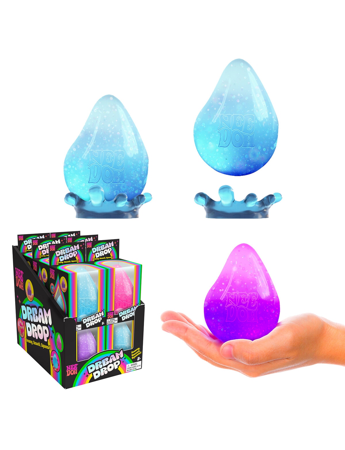 NeeDoh Dream Drop, Assorted - Soft Toys