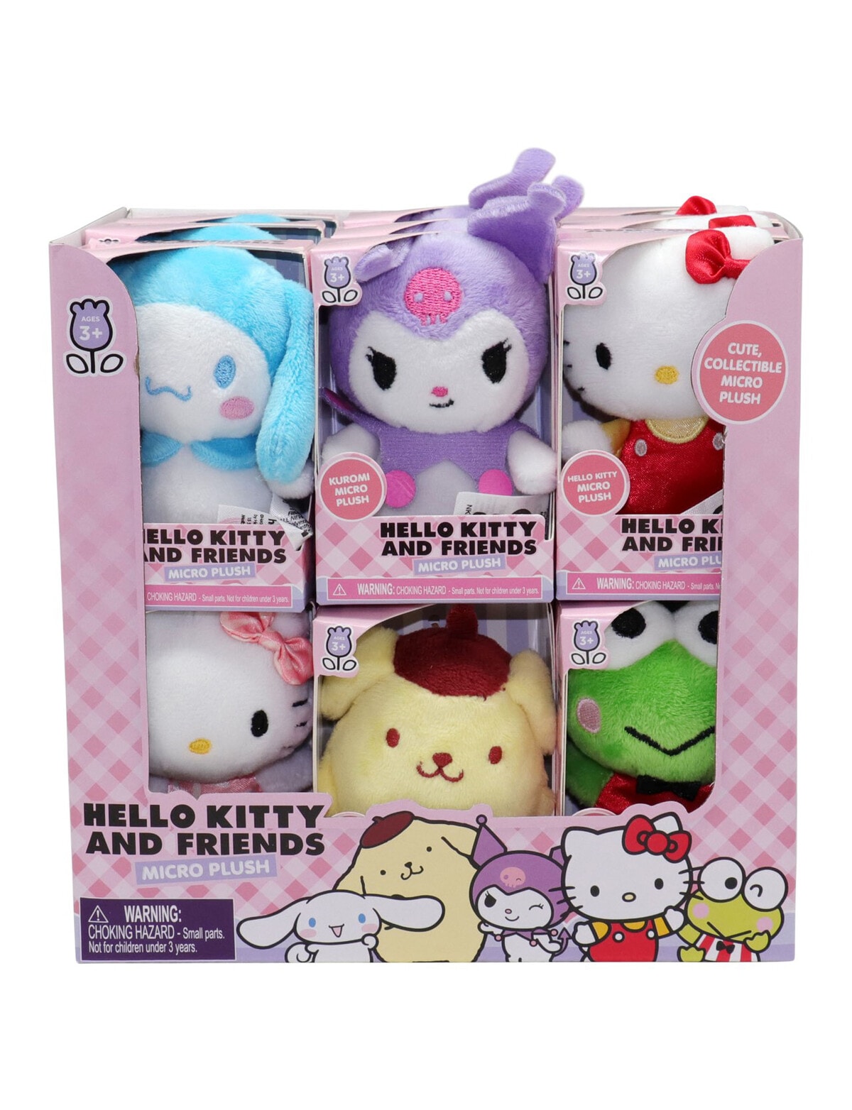Hello Kitty 7cm Micro Soft Toy, Assorted - Soft Toys